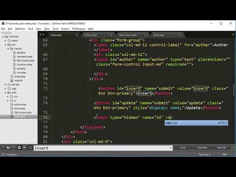 Learn CRUD using PDO in PHP Update Data - Mind Luster