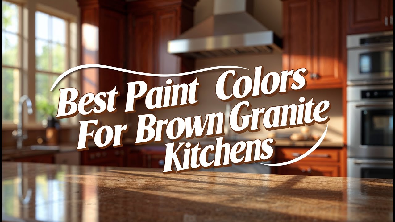 10 Best Paint Colors for Brown Granite Kitchens