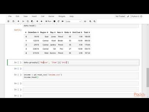 Learn Pandas and NumPy Tips Tricks and Techniques Aggregation | packtpub com - Mind Luster