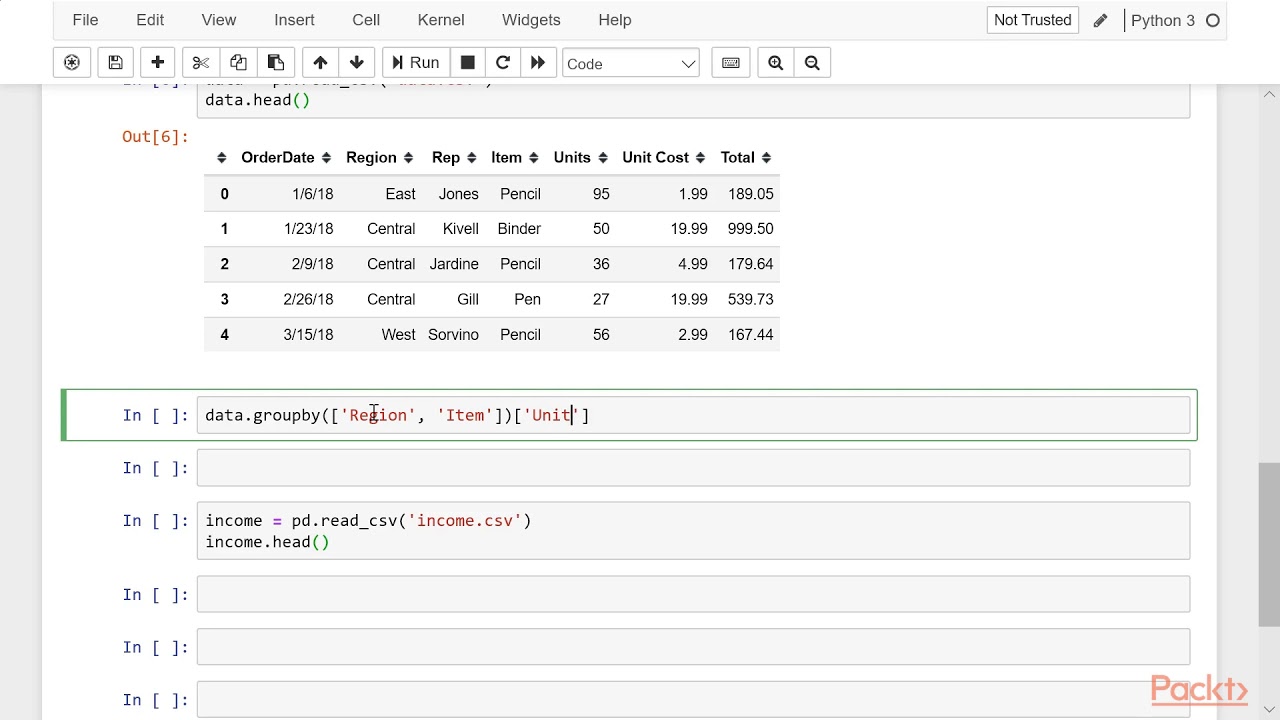 Pandas and NumPy Tips, Tricks, and Techniques : Aggregation | packtpub.com