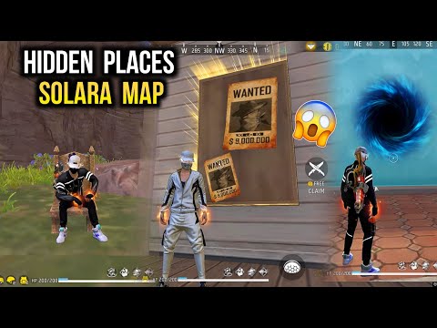 Top 5 Hidden Places in Solara Map | Free Fire New Hidden & Secret Places in BR