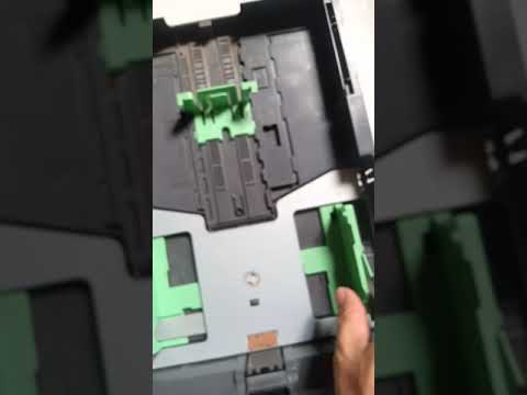 Brother printer paper tray technology. adjusting paper size a6-a4