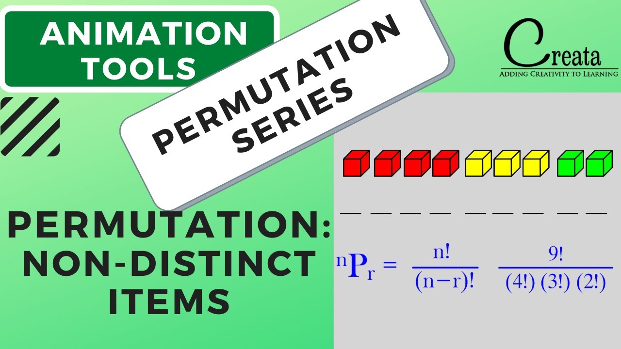 Permutation of Non Distinct Objects | PERMUTATION SERIES | CREATA CLASSES