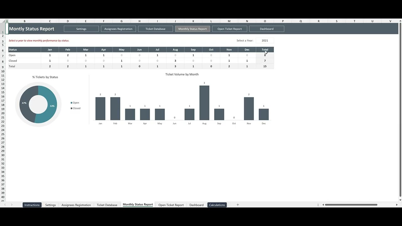 Issue Tracking Excel Template #microsoftexcel #excelformula #education