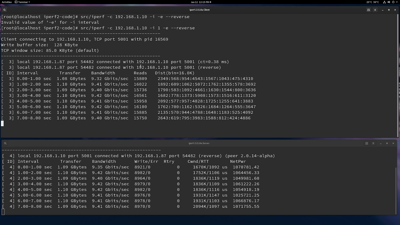 iperf 2.0.14 reverse and full duplex (bidir) options