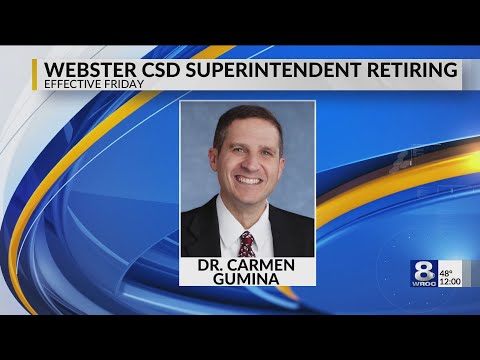 Webster Central School District Superintendent retiring, days after lawsuit filed by former district