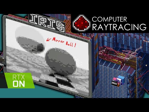 3D RAY TRACING on REDSTONE COMPUTER in MINECRAFT + Download