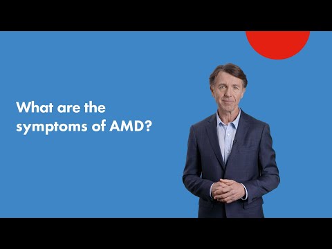 What are the symptoms of AMD?