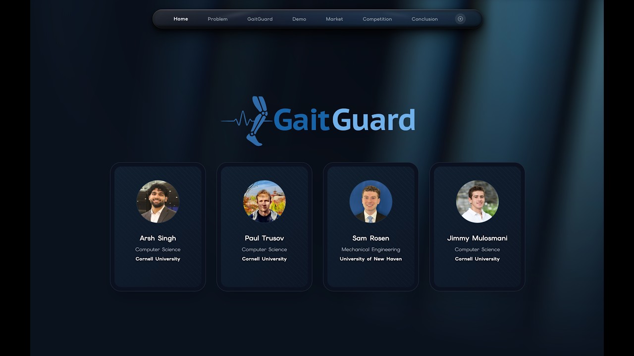 GaitGuard: 3rd Place Overall & 2nd Place Built with Zed at YHack 2026