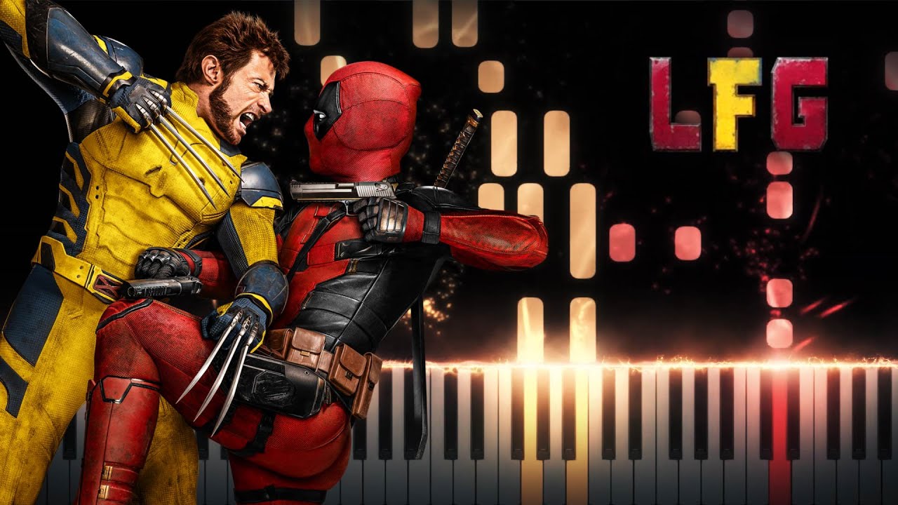 LFG - Deadpool & Wolverine Theme (Synthesia Piano Tutorial)