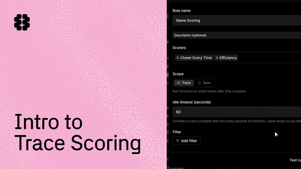 Intro to trace scoring with Braintrust