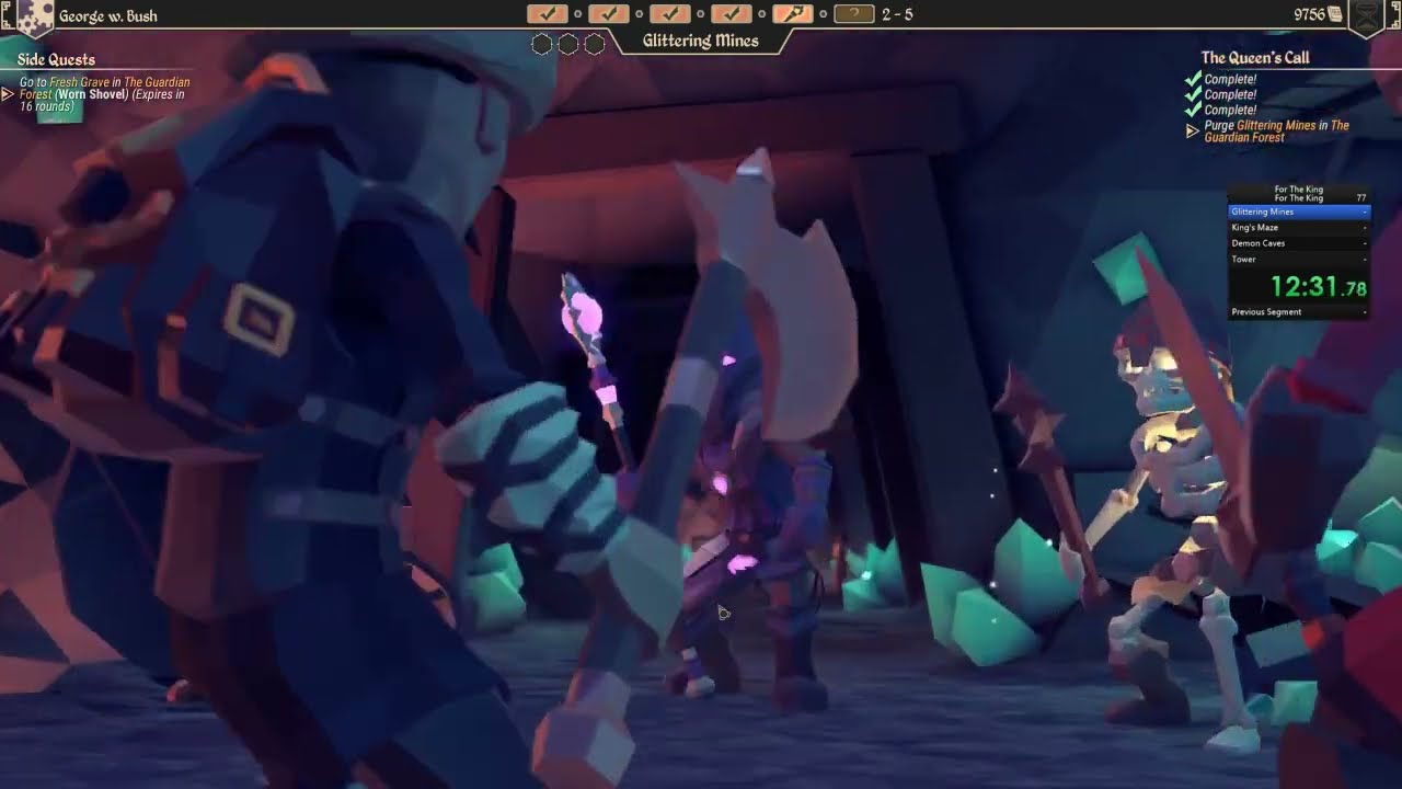 For The King Master Speed Run any% 1h 30m 39s New WR