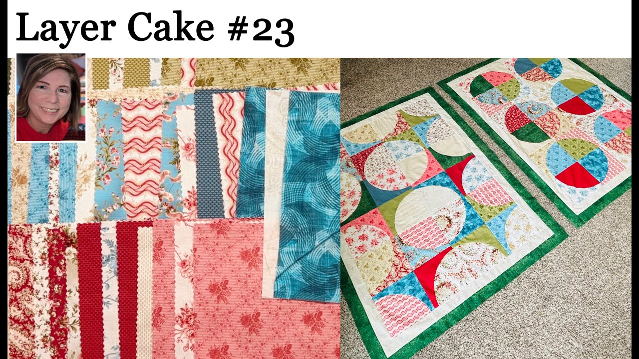 🍰 LAYER CAKE 23 🍰 | 8 HOURS | drunkards path template | QUILT PATTERN TUTORIAL | Stashbuster