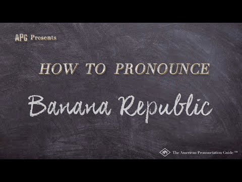 How to Pronounce Banana Republic (Real Life Examples!)