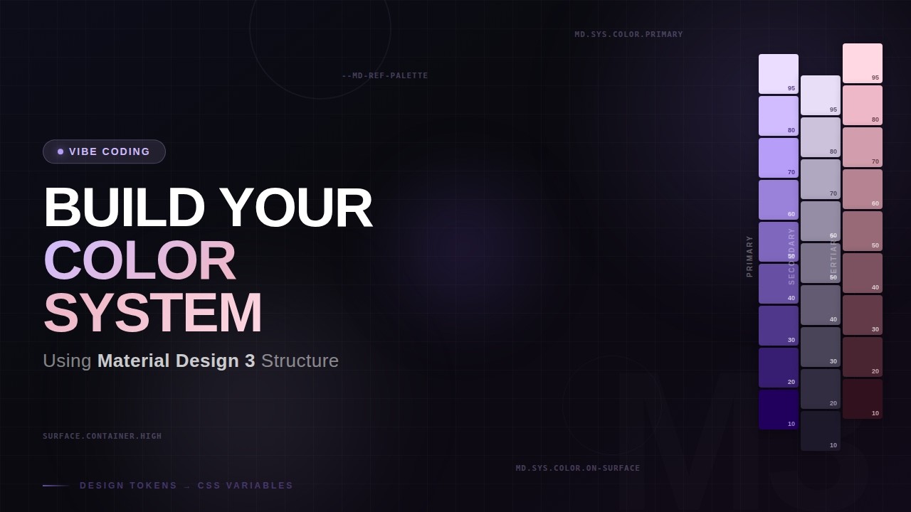 How To Create A Color System For Vibe Coding