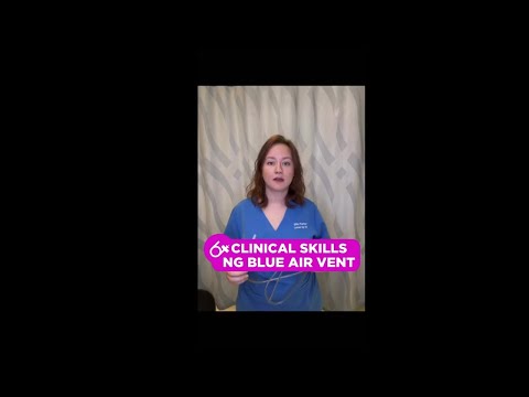 NG Blue Air Vent: Clinical Skills SHORT | @LevelUpRN