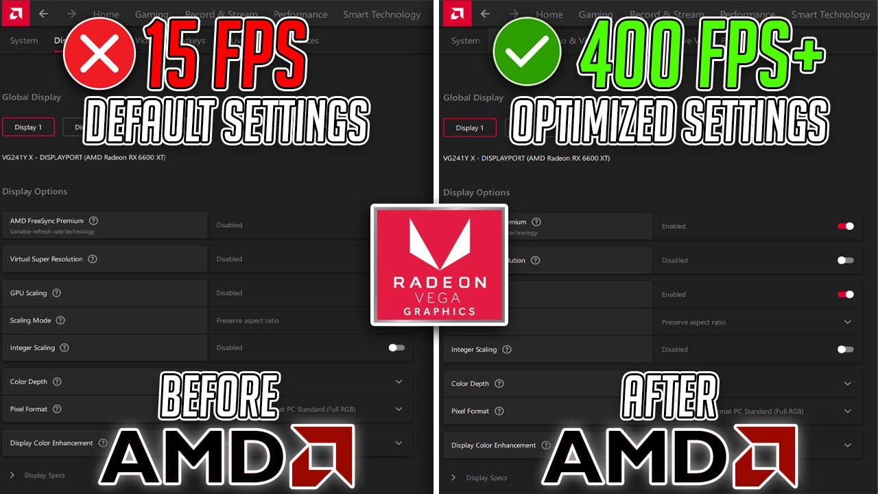 AMD Integrated Graphics Best Settings for Gaming & Performance in 2026📈| AMD Vega 8