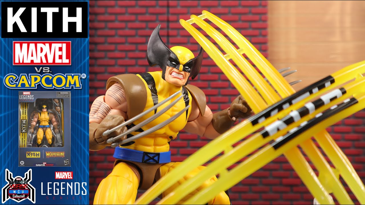 Marvel Legends KITH x Marvel vs Capcom GamerVerse WOLVERINE Player 2 Skin X Men Figure Review