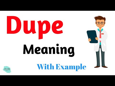 Dupe meaning in hindi | Dupe Ka Kya Matlab hota hai | Daily use English words