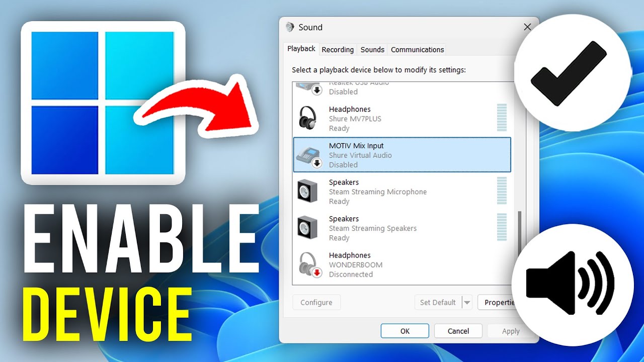 How To Enable Audio Device In Windows 11 & 10 - Full Guide