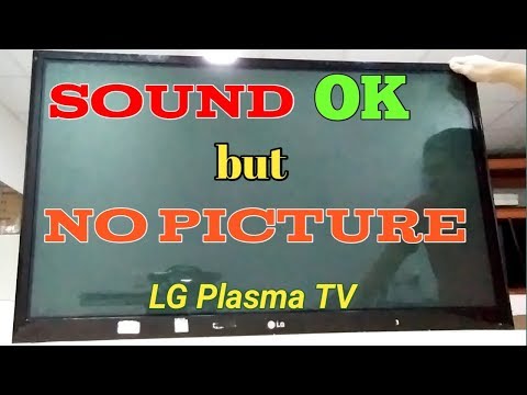 Sound OK, but No Picture LG Plasma TV (50PT250, 350) Tagalog