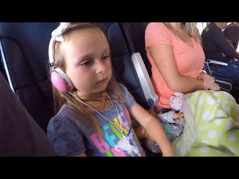 Anna Mae's first flight to Clearwater Florida 2017