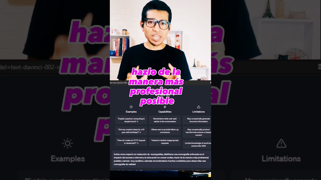 Monografía en 15 segundos con CHATGPT