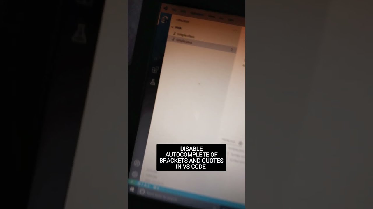 Disable autocomplete of brackets in VS Code java | Disable autoclosing brackets in vs code
