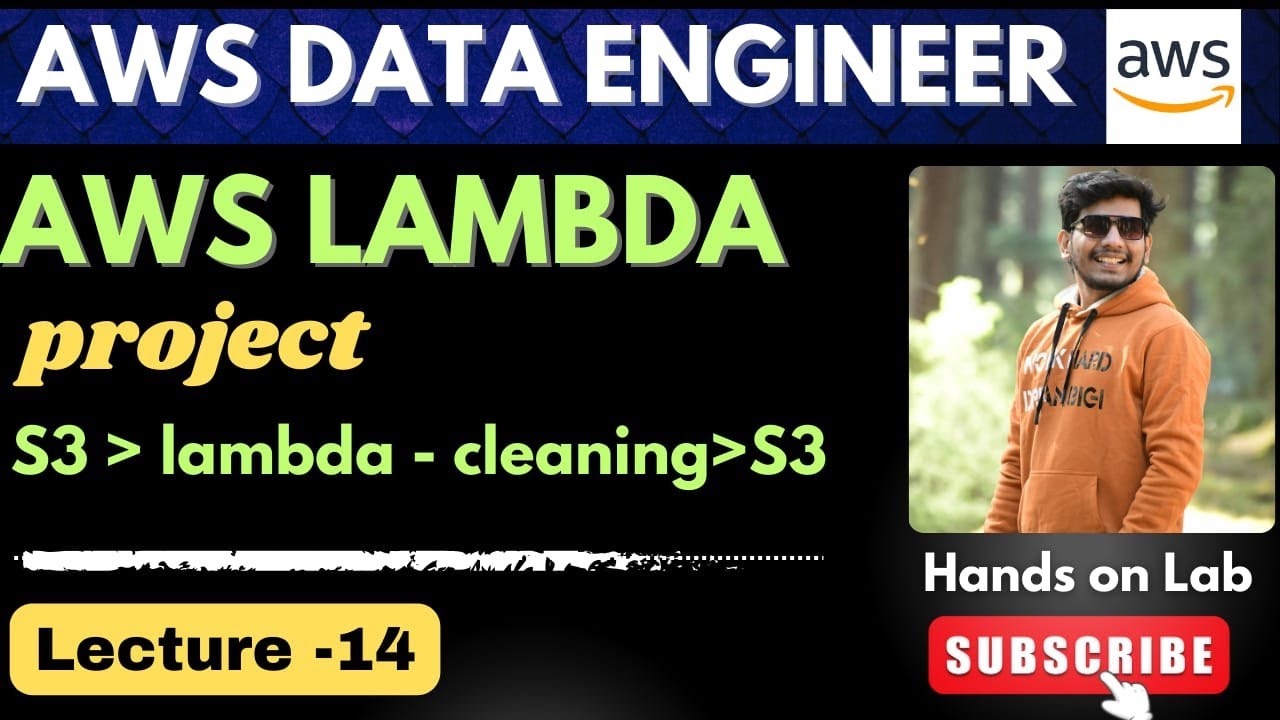 14. AWS Lambda Practical Project | AWS Data Engineering