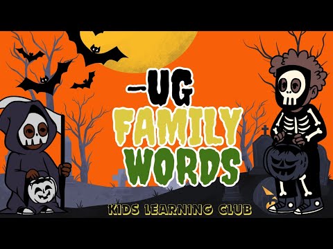 Family words -ug| Ug family words| Cvc Words|How to teach  phonics?| Vocabulary words