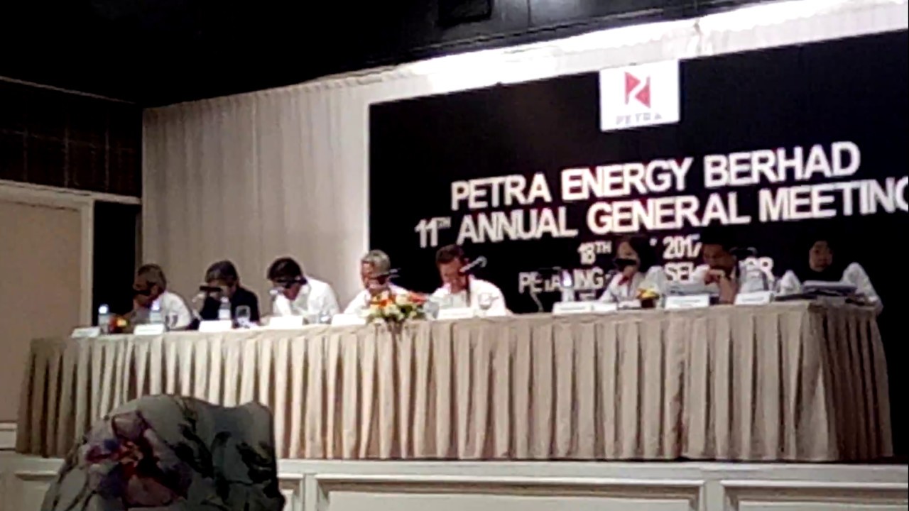 20170518 Petra Energy Berhad AGM ~QUESTIONS AND ANSWERS