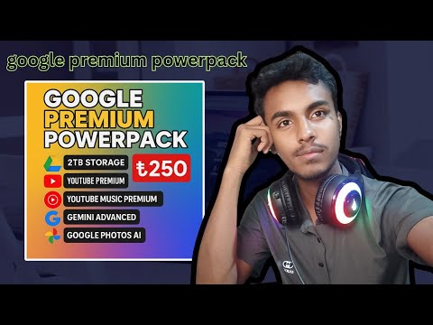 Google Premium PowerPack 🔥 | YouTube Premium + 2TB Drive + Gemini AI Just in One Pack!