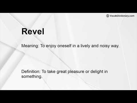 Revel Meaning