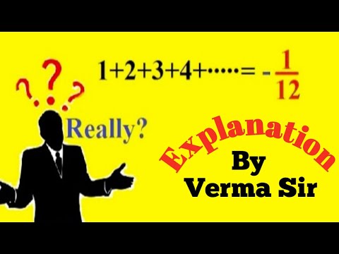Sum Of Natural Number Upto Infinity| Ramanujan Series|Mathematics Jee Mains Advanced