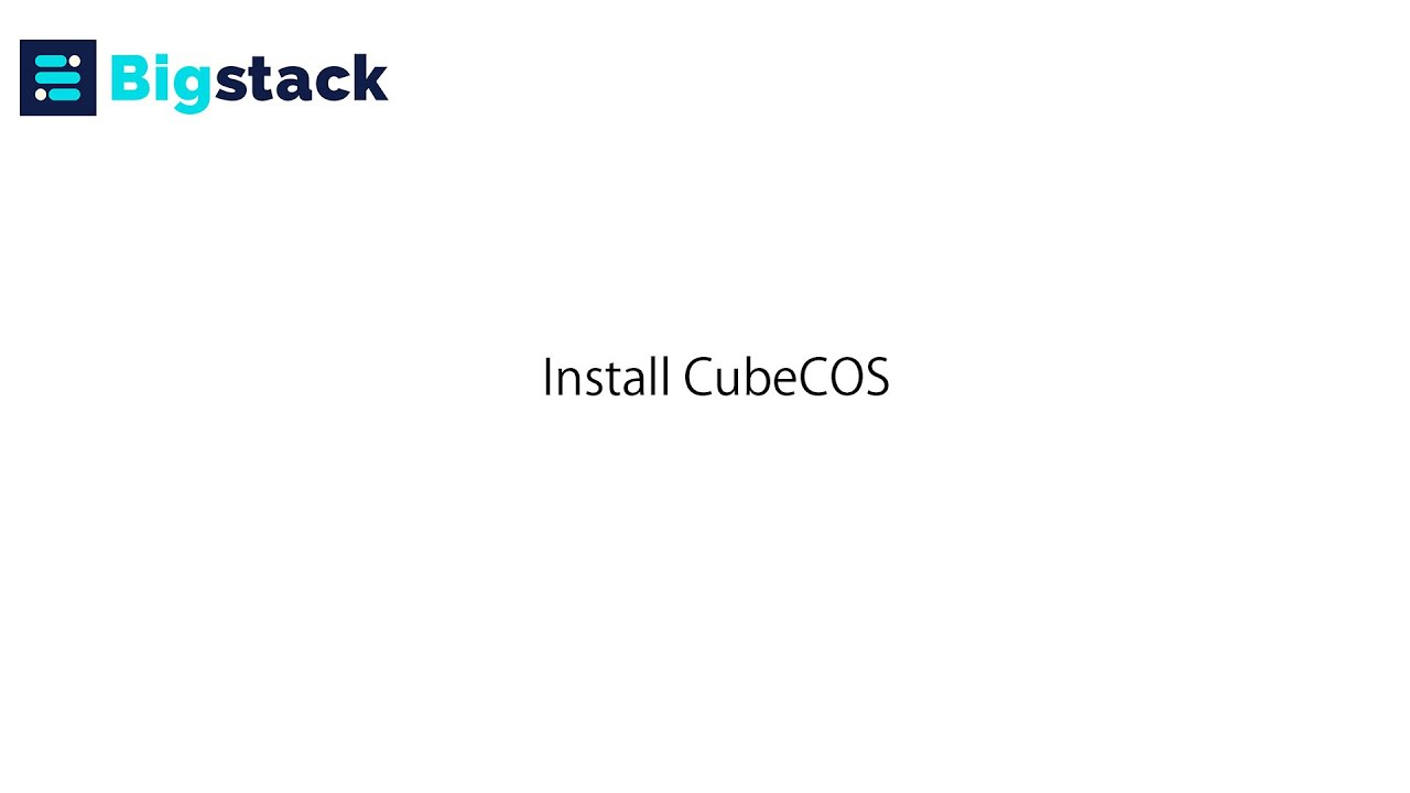 CubeCOS installation