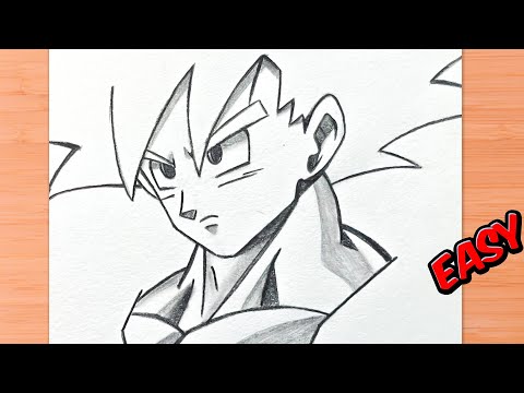 ✏️ How to DRAW BASE FORM GOKU Step by Step with Pencil | Dragon Ball 2025