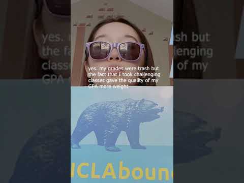 How I got into UCLA with a low GPA & SAT #shorts