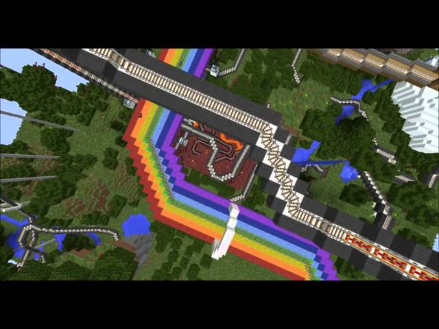 Biggest Minecraft Rollercoaster