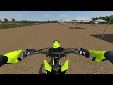 My first time trying to wheelie in Mx BIkes Demo
