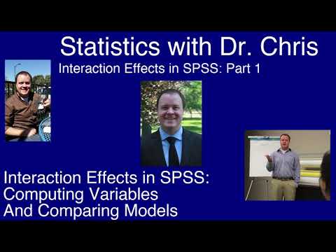 Interaction Terms in SPSS