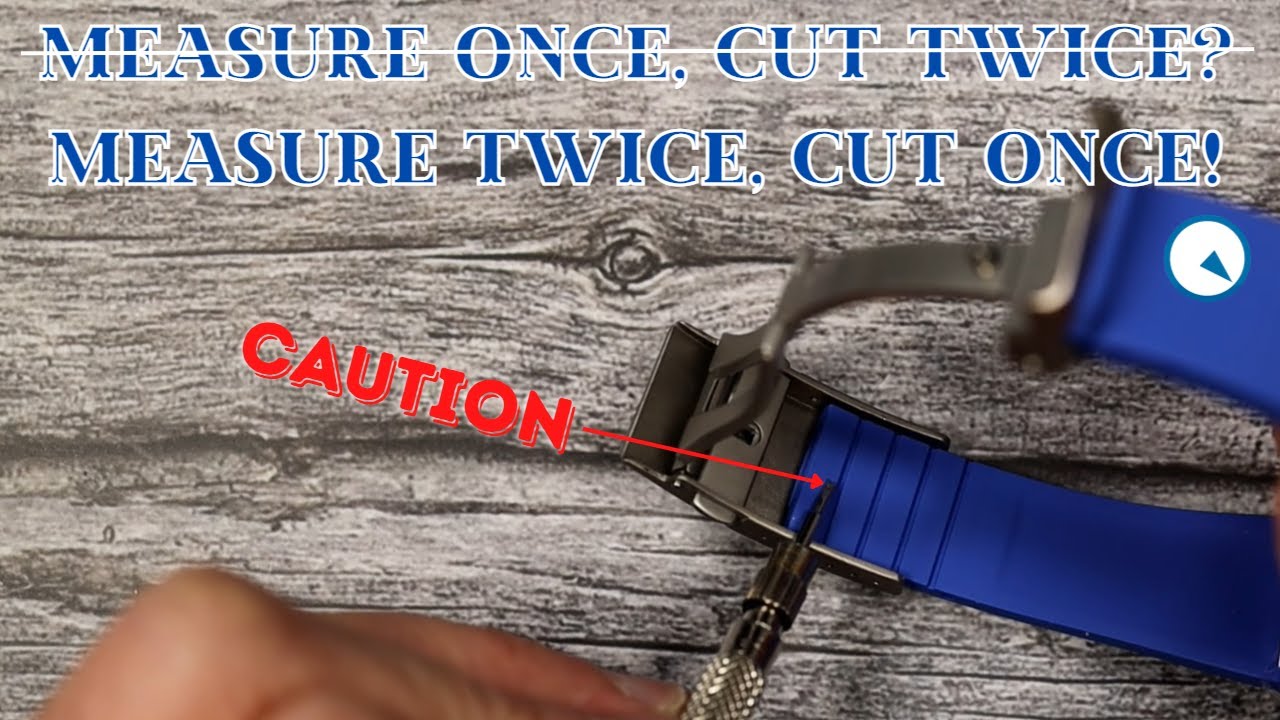 How to Size a Deployant Rubber Strap - Watch and Learn #88