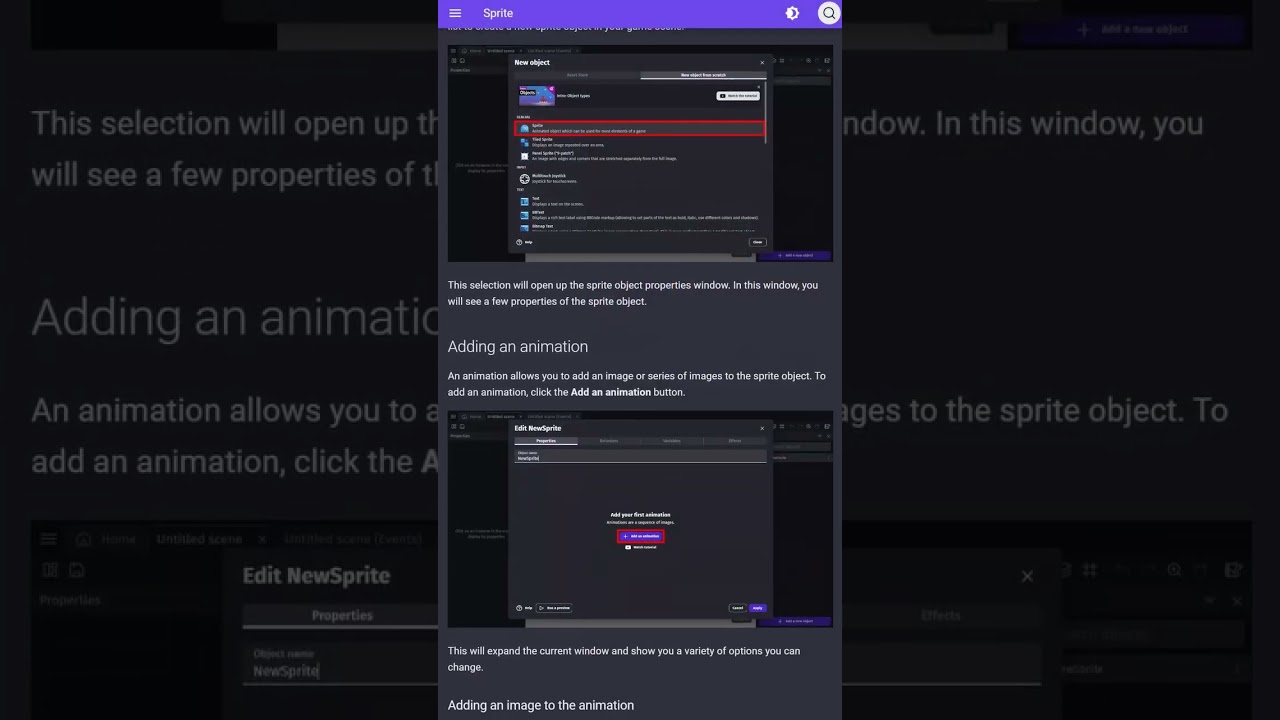 Game Engine Tip - Engine Documentation - #gamedev #gdevelop #nocode #tutorial
