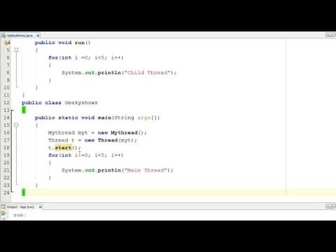Learn 312 Example of Creating Thread by implementing Runnable Interface in Java Programming ...