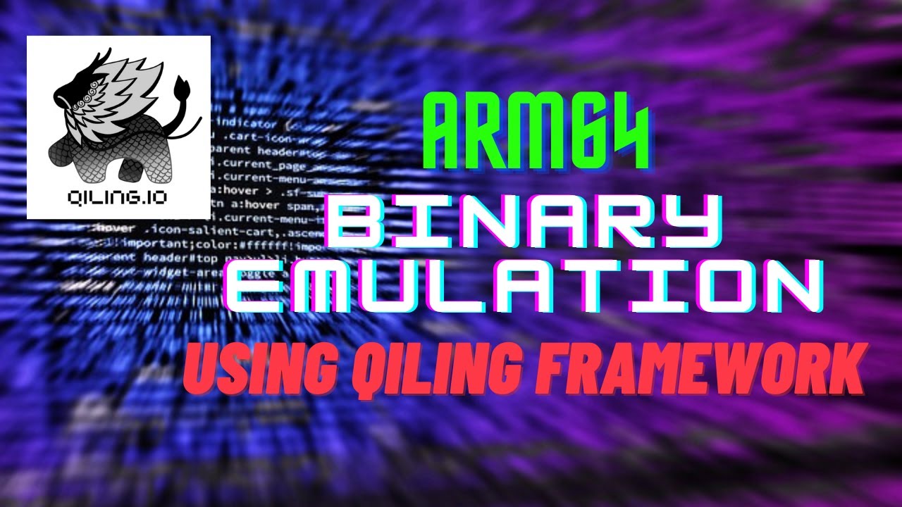 Arm64 binary emulation using Qiling Framework