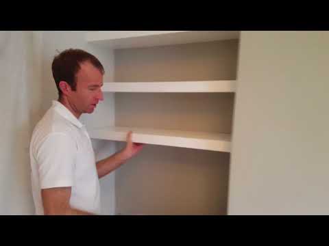 How to make chunky floating alcove shelves