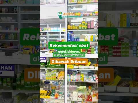 Rekomendasi obat gatal biduran, alergi & bentol-bentol #obat #obatalergi #shorts