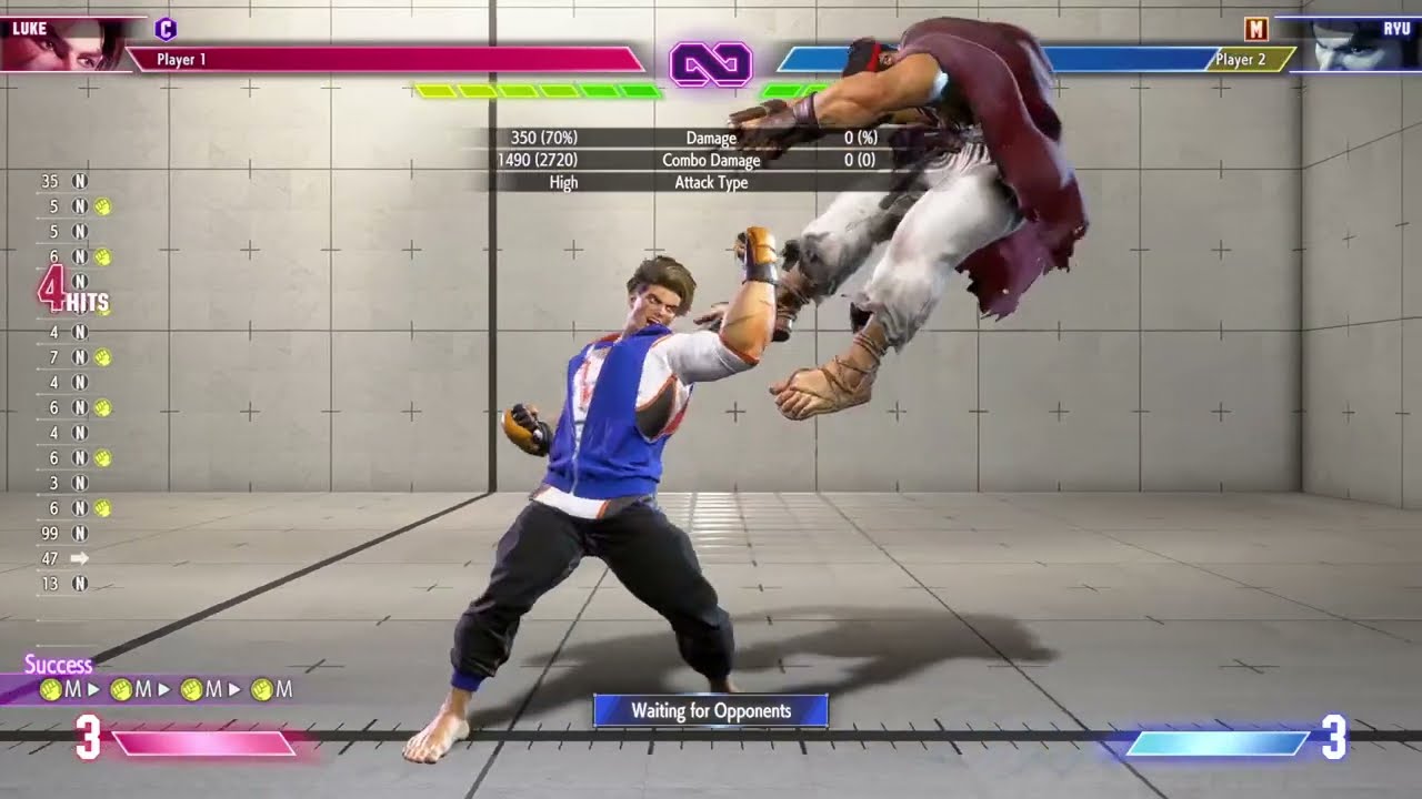 Luke - Basic Medium Punch Combo | Street Fighter 6 Combo
