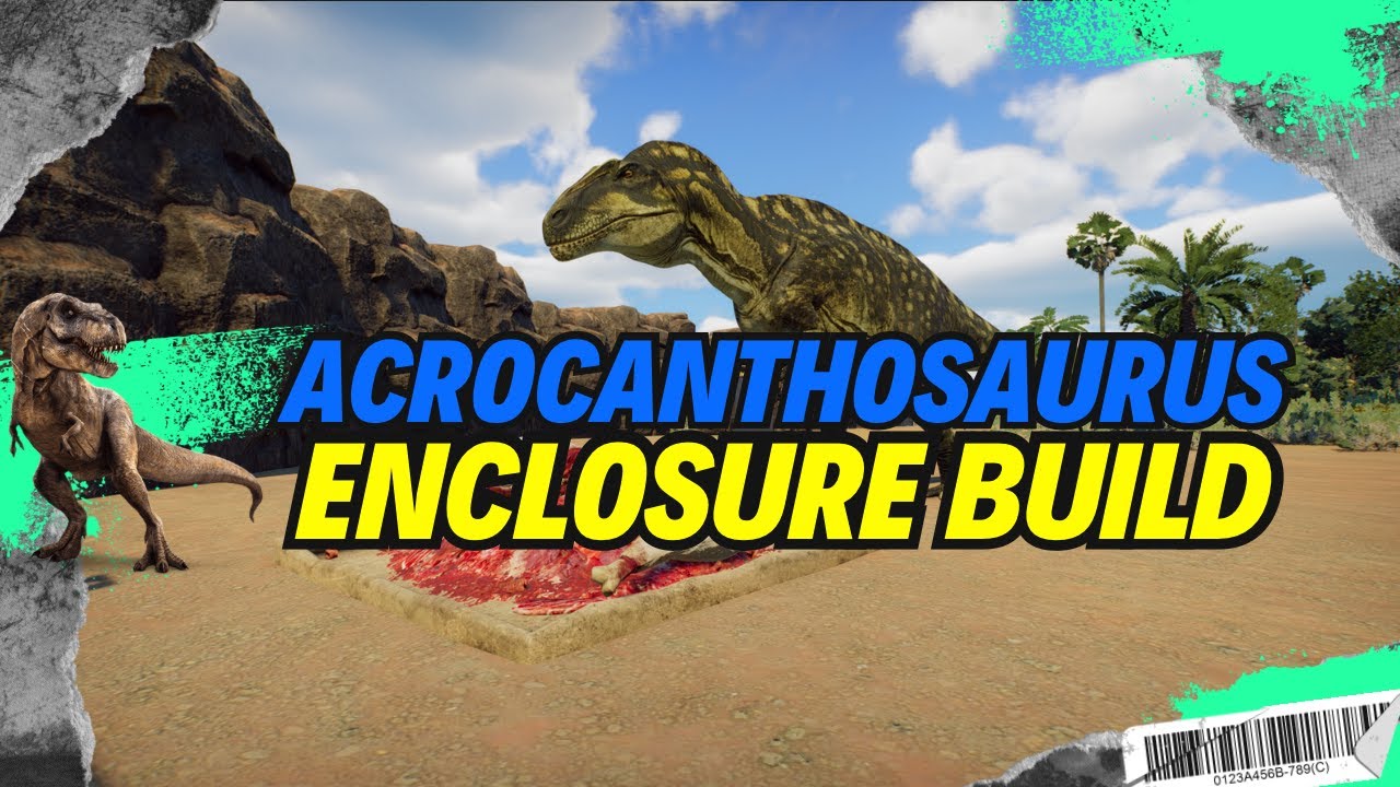 Prehistoric Kingdom, My First Acrocathosaurus Enclosure