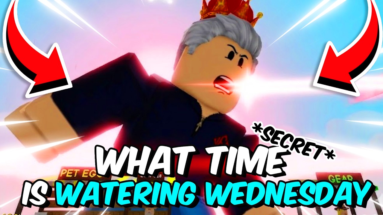 🚨What Time Is WATERING WEDNESDAY/SECRET ADMIN ABUSE (Grow A Garden Roblox)