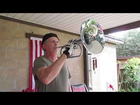 Getzen Titleist rotary & single valve marching bugle 1970's | Reverb